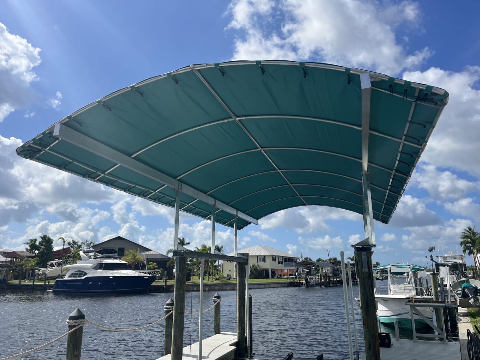 Boat Lift Maintenance - Waterway Boat Lift Canopies