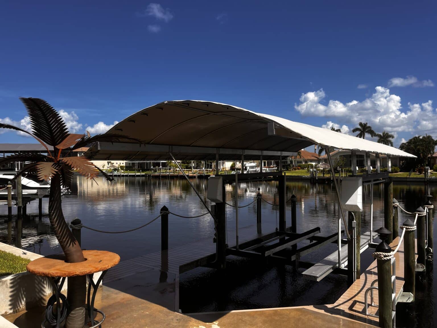 Custom-Built Boat Lift Canopies in Punta Gorda, FL